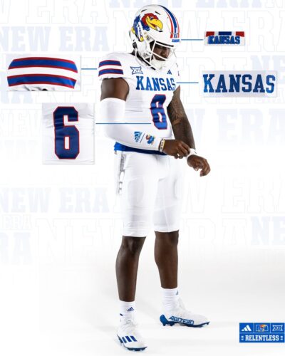 KU unveils redesigned football jerseys - KU Sports